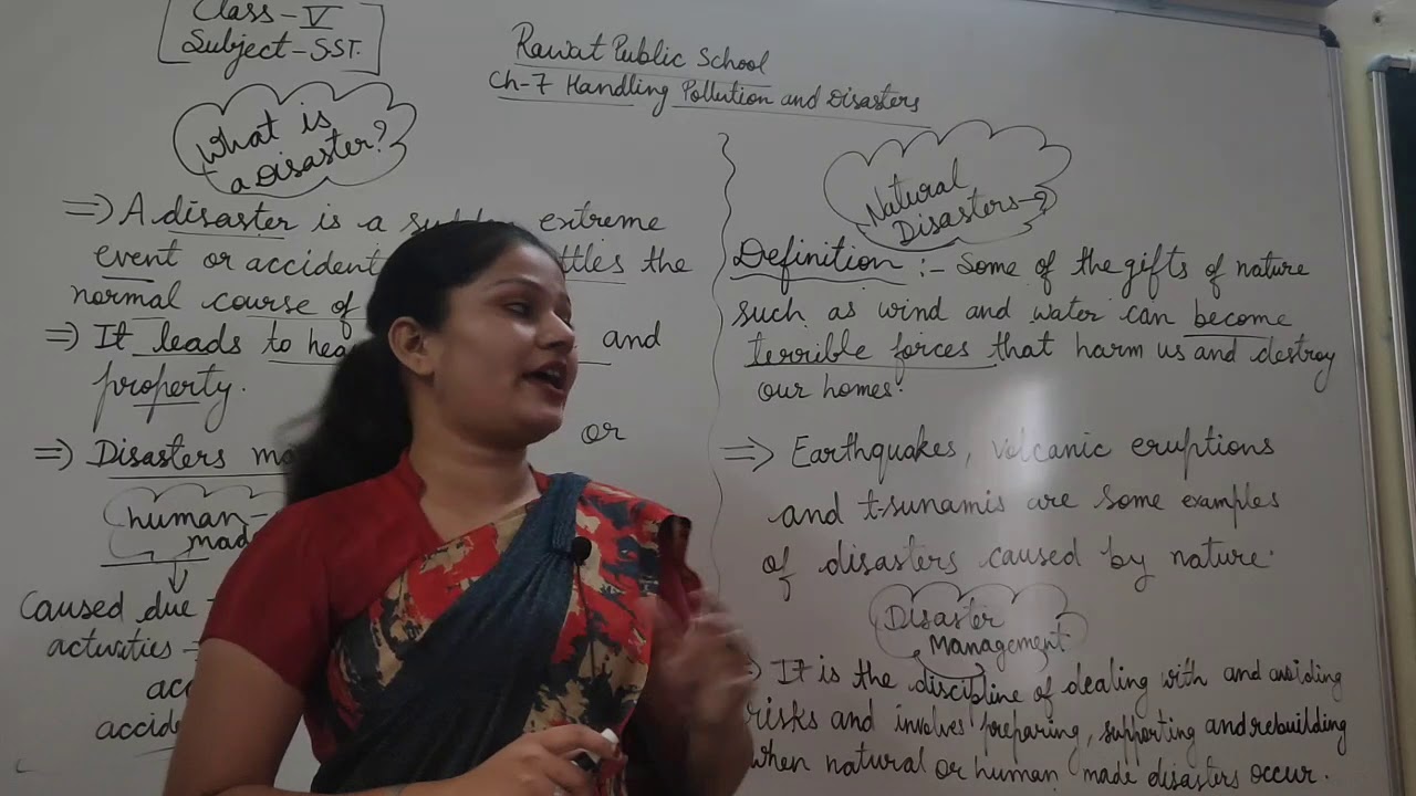 Class 5 Social Studies (Ch-7 Handling pollution and disasters Part-7 ...