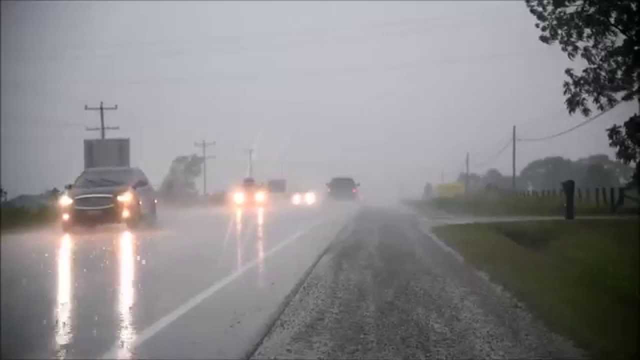 Rain on Highway - YouTube