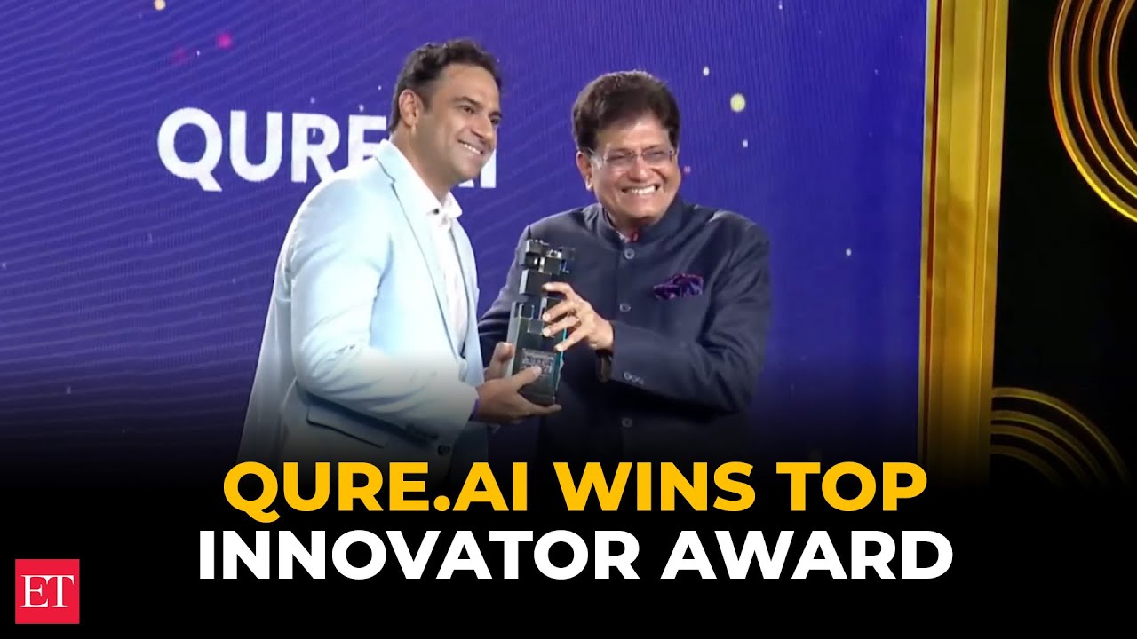 Qure.ai wins ET Startup 2025 Top Innovator Award | Prashant Warier ...