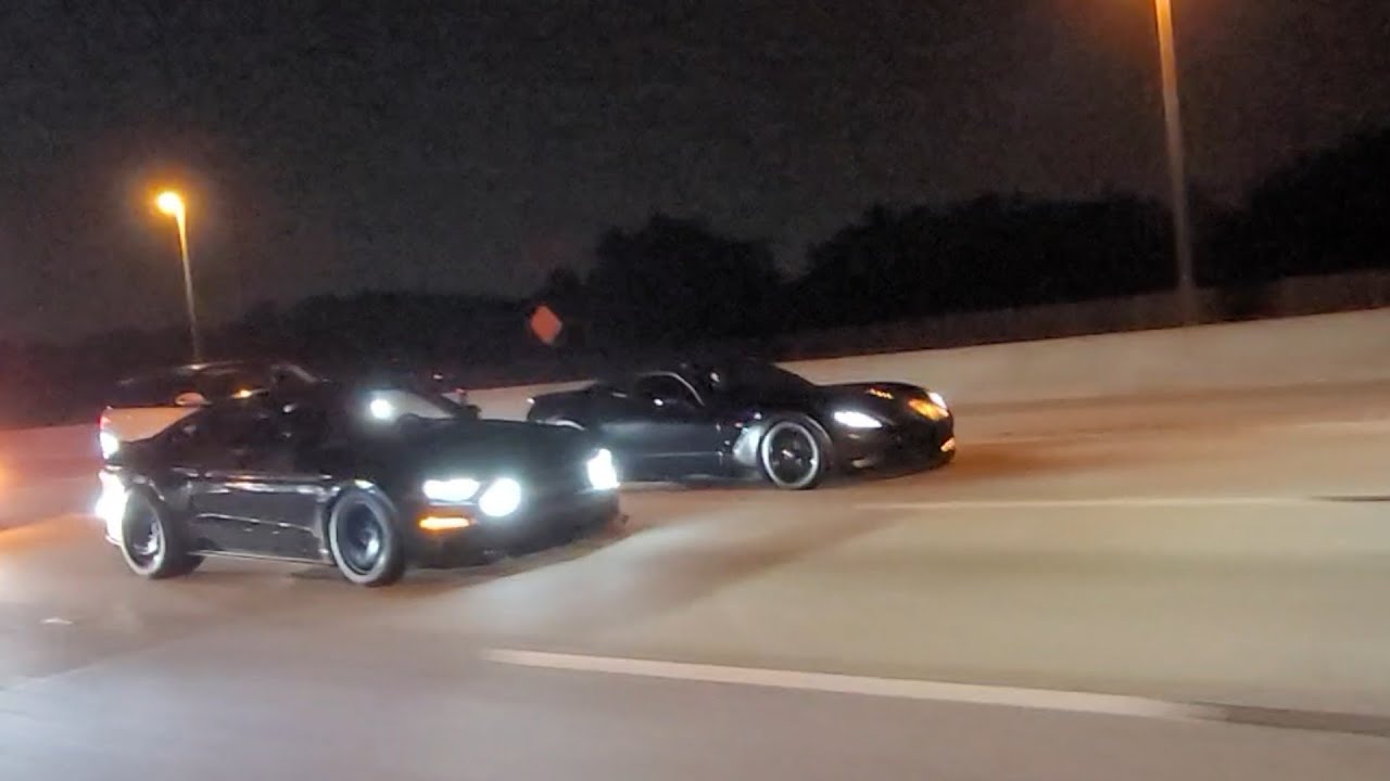 C7 Z06 Cam Ported Blower Nitrous vs RSA Race ProCharged Mustang Stock ...