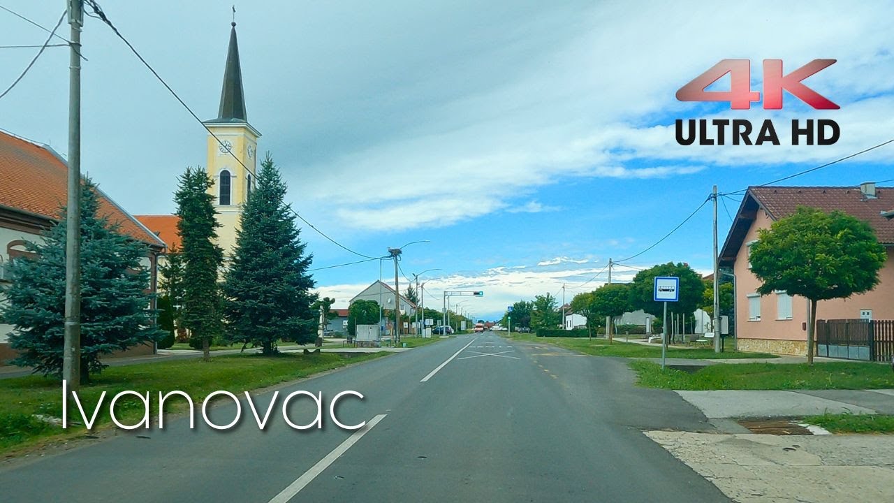 Vožnja kroz Slavoniju - Ivanovac 4K (07. kolovoza 2023) - YouTube