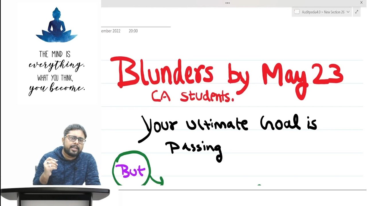 🙅Blunders by May 23 CA Students | Urgent Video - YouTube