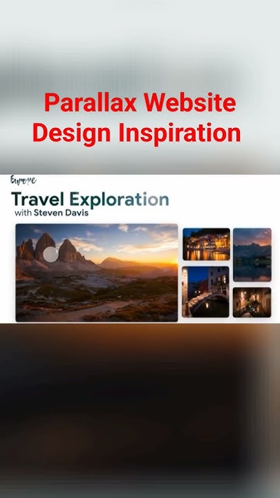 Parallax Website Design #parallaxwebsite #parallaxscroll #parallaxwebsitedesign #parallaxeffect ...