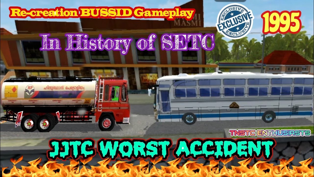 JJTC Worst Bus Accident 1995| In History of SETC🚍| Recreation in BUSSID ...