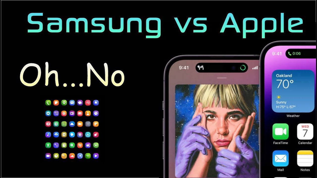 Samsung Hilariously Mocks Apple Once Again | Oneui vs IOS | Funny ...