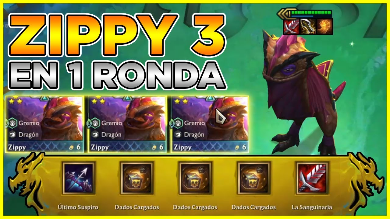 😱 Consegui a ZIPPY 3 ESTRELLAS en 1 RONDA en TFT SET 7.5 - YouTube