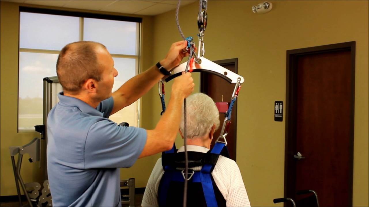 Using the Safety Ropeman Device with the Biodex FreeStep SAS - YouTube