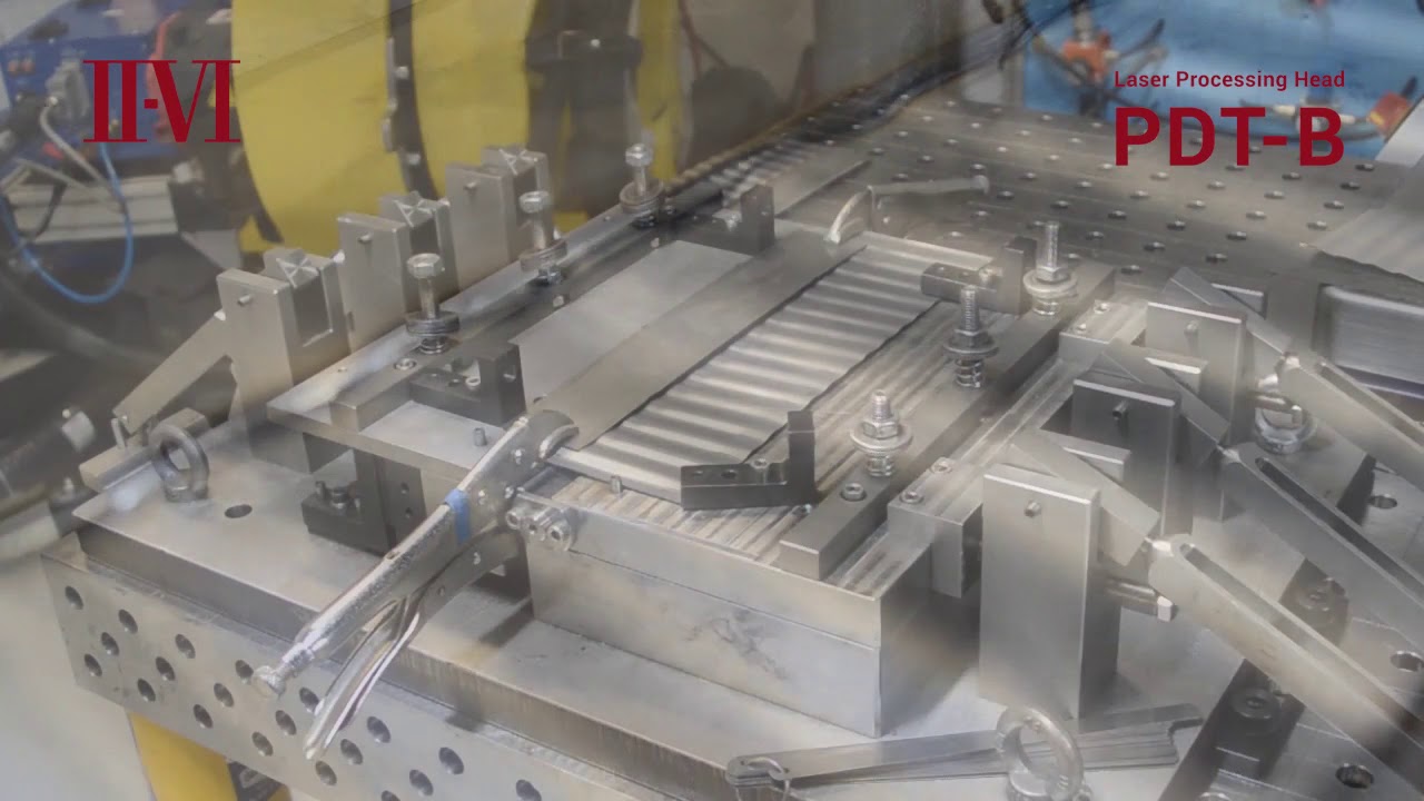 II-VI Laser Processing Head PDT-B for Tactile Brazing and Welding - YouTube
