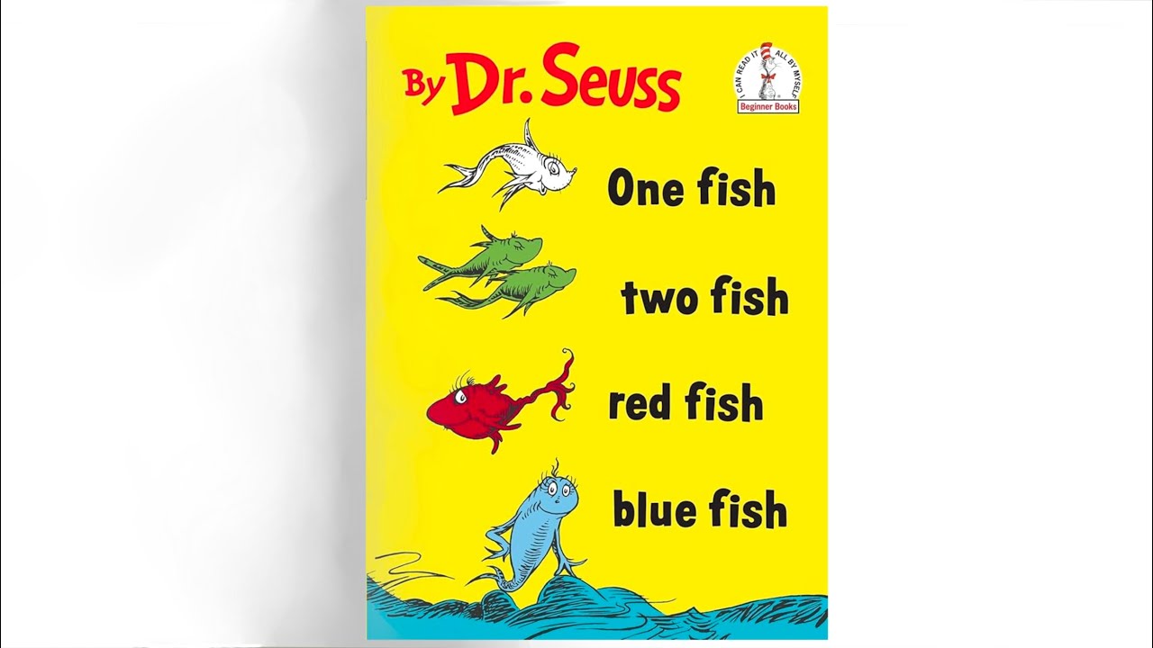 One Fish Two Fish Blue Fish Red Fish - by Dr. Seuss - Kids' Story Book ...