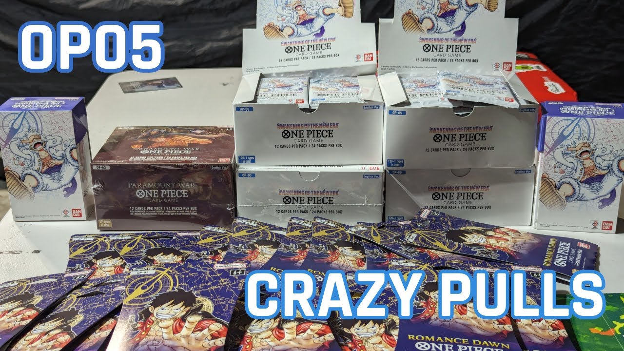 HUGE OPTCG Pack Opening!! CRAZY PULLS - YouTube