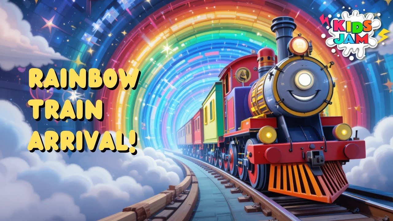 🚂 All Aboard the Rainbow Train! 🌈 - YouTube