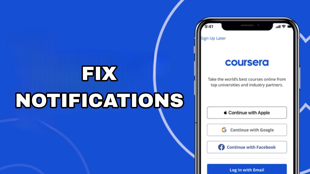 How To Fix And Solve Notifications On Coursera App | Final Solution ...