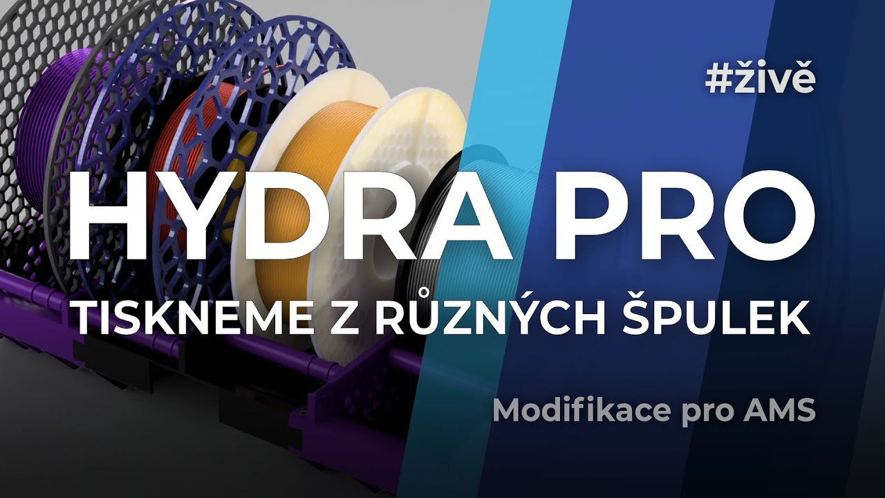 🛠️ Úprava AMS Bambulab: Hydra PRO mod #zivystream - YouTube