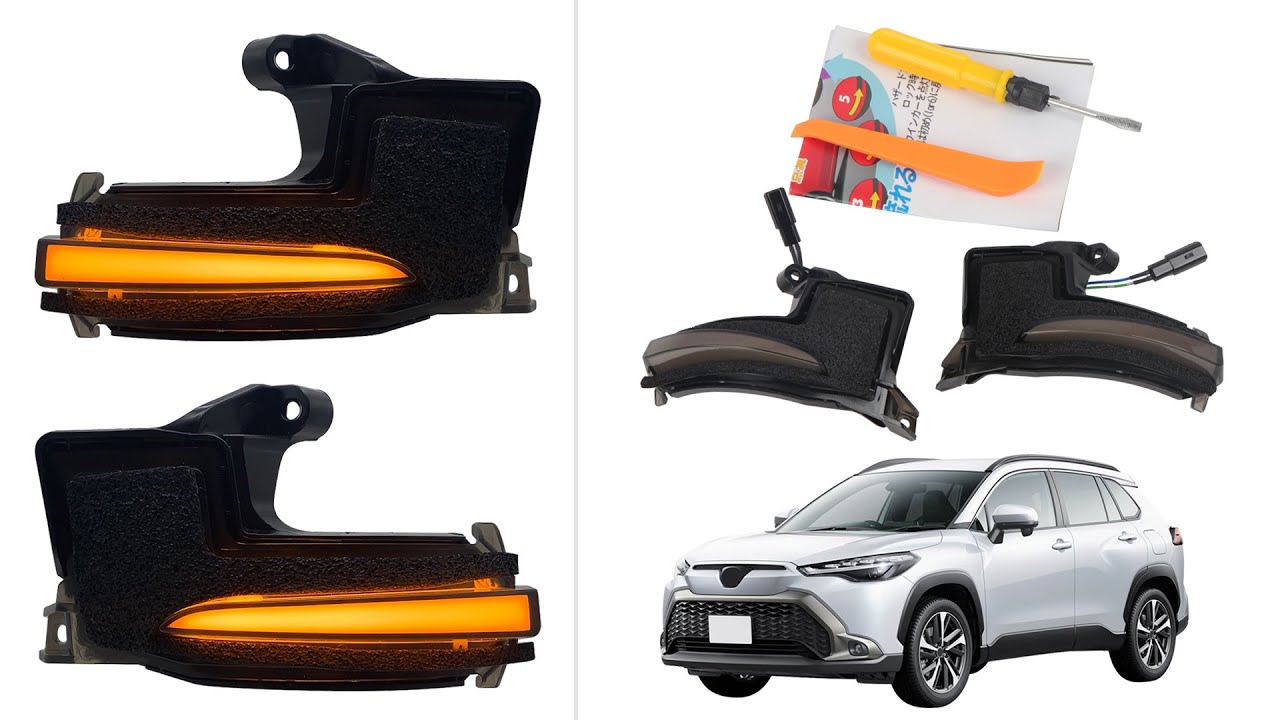 For Toyota Corolla Cross 2022-2025 Sequential Dynamic Turn Signal ...
