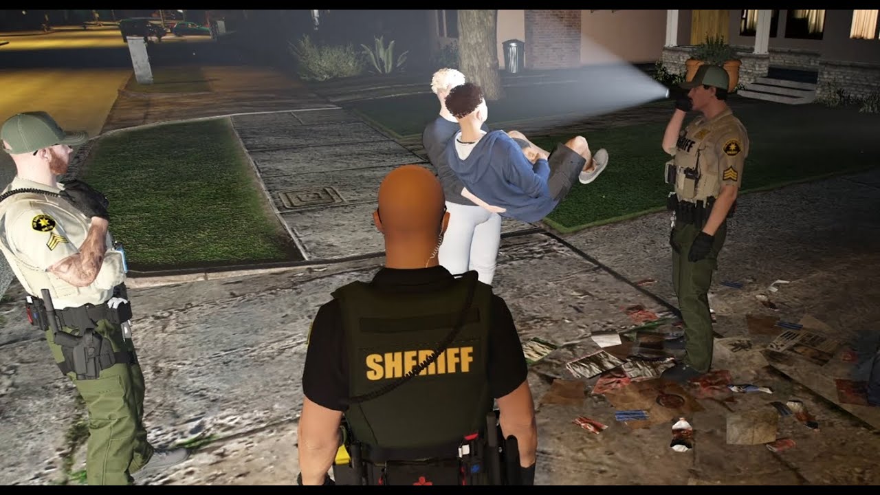 Realistic Gang Unit: A vehicle stop, Domestic and Bonus footage - YouTube