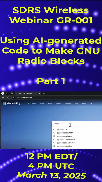 Use AI to make/write/code GNU Radio blocks! (Description links to full Video) #gnuradio #ai ...