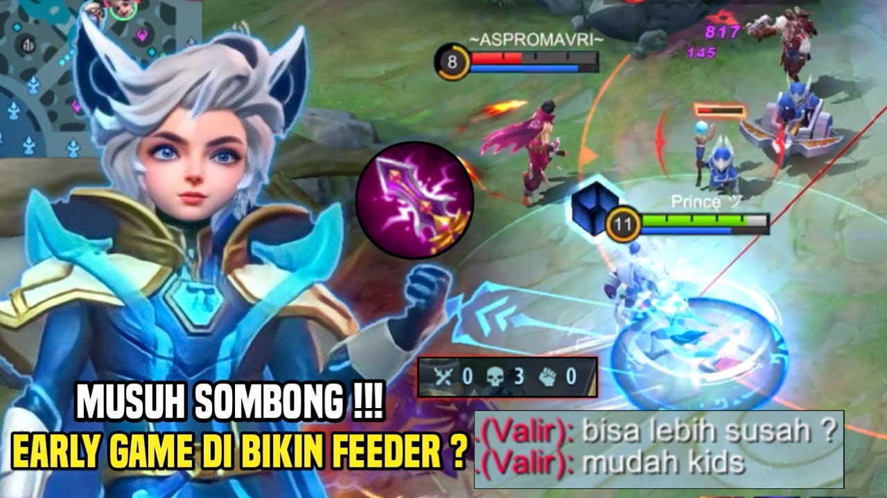 DI BIKIN FEEDER DI EARLY GAME ? MUSUH LANGSUNG SOMBONG ? KELUARIN BUILD ...