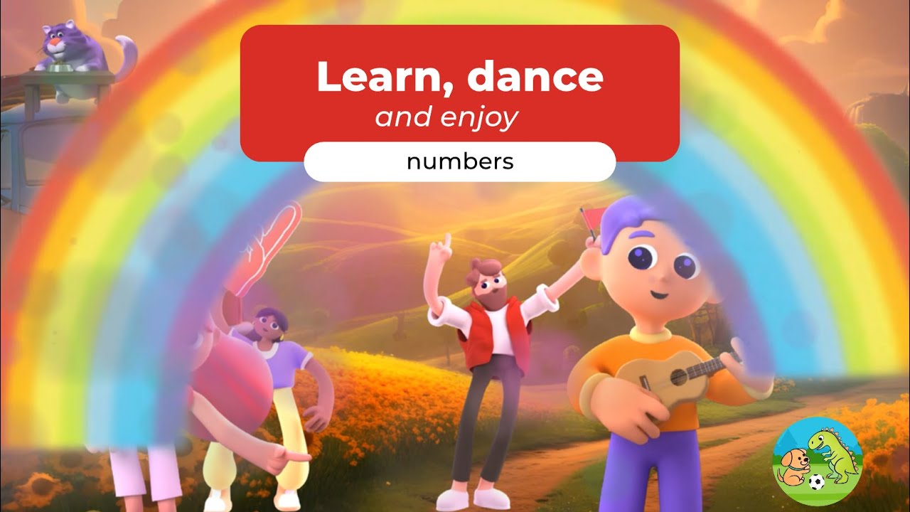 Dance & learn numbers: Fun counting songs for Kids - YouTube