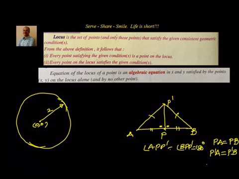 Coordinate Geometry: Locus of a point - Concept - YouTube