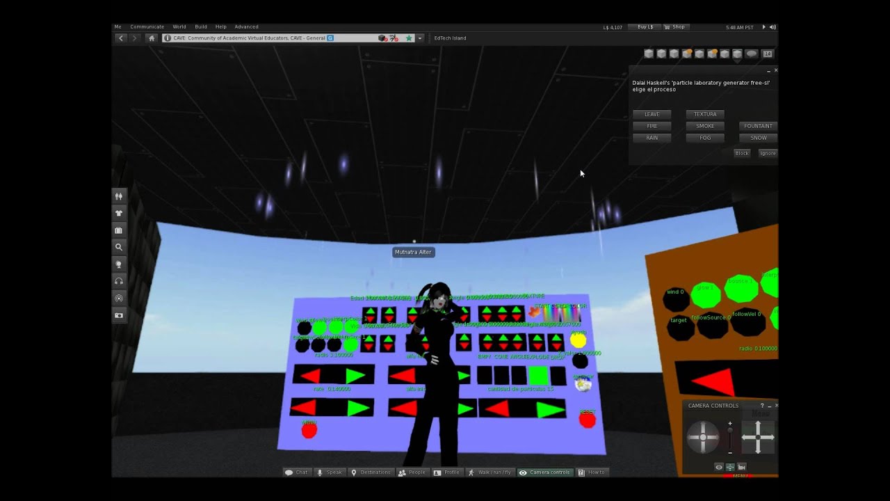 Second Life Particle Experiment - YouTube