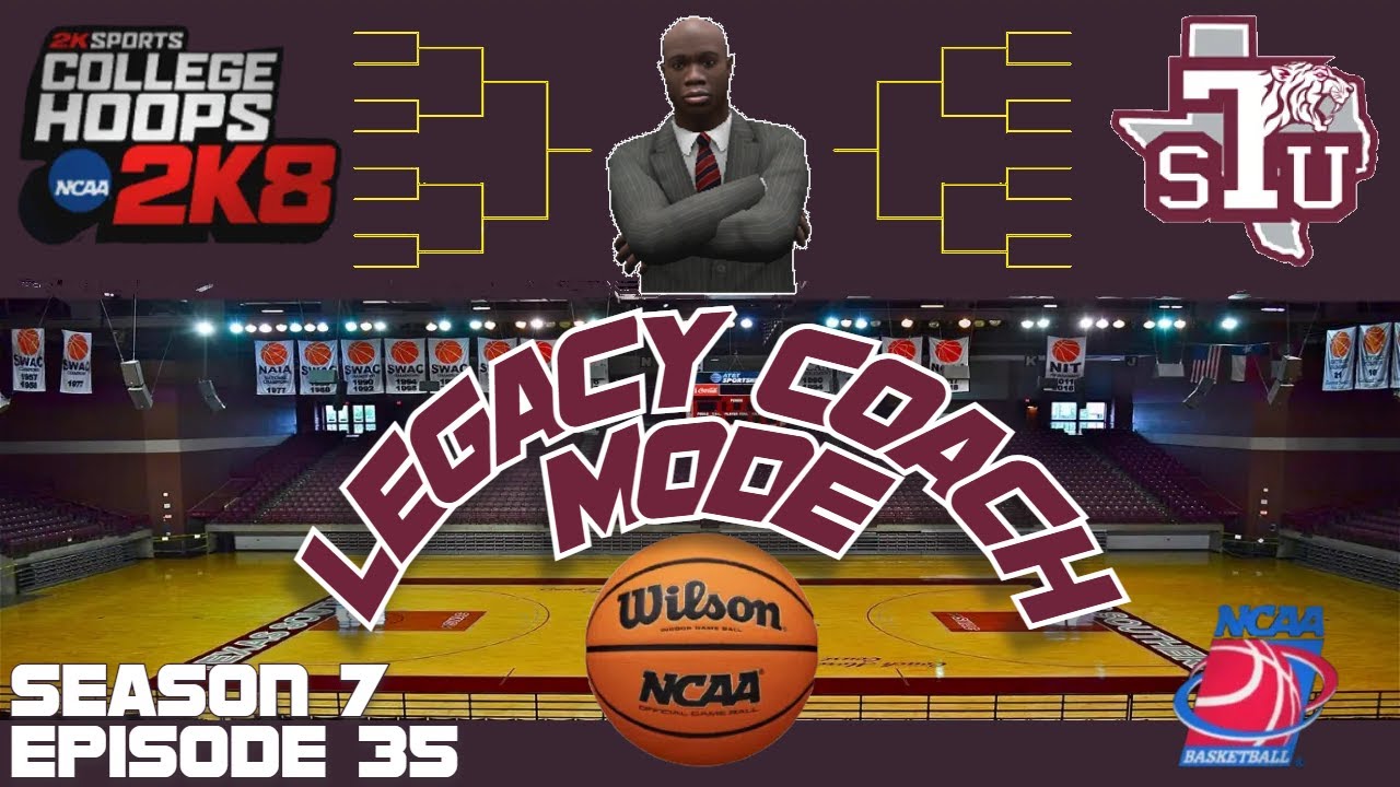 College Hoops 2K8 Legacy Coach Mode S7:E35 SWAC Tournament Final RD vs Arkansas-Pine Bluff - YouTube