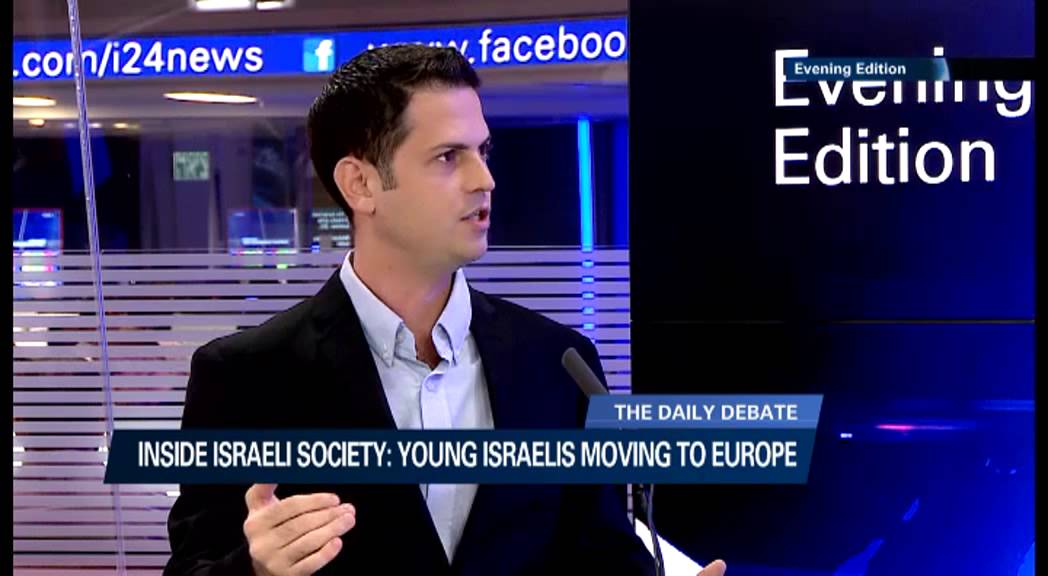 Debate on I24 News- Michael Teplitsky vs. Daphne Leef 02.10.2013 - YouTube