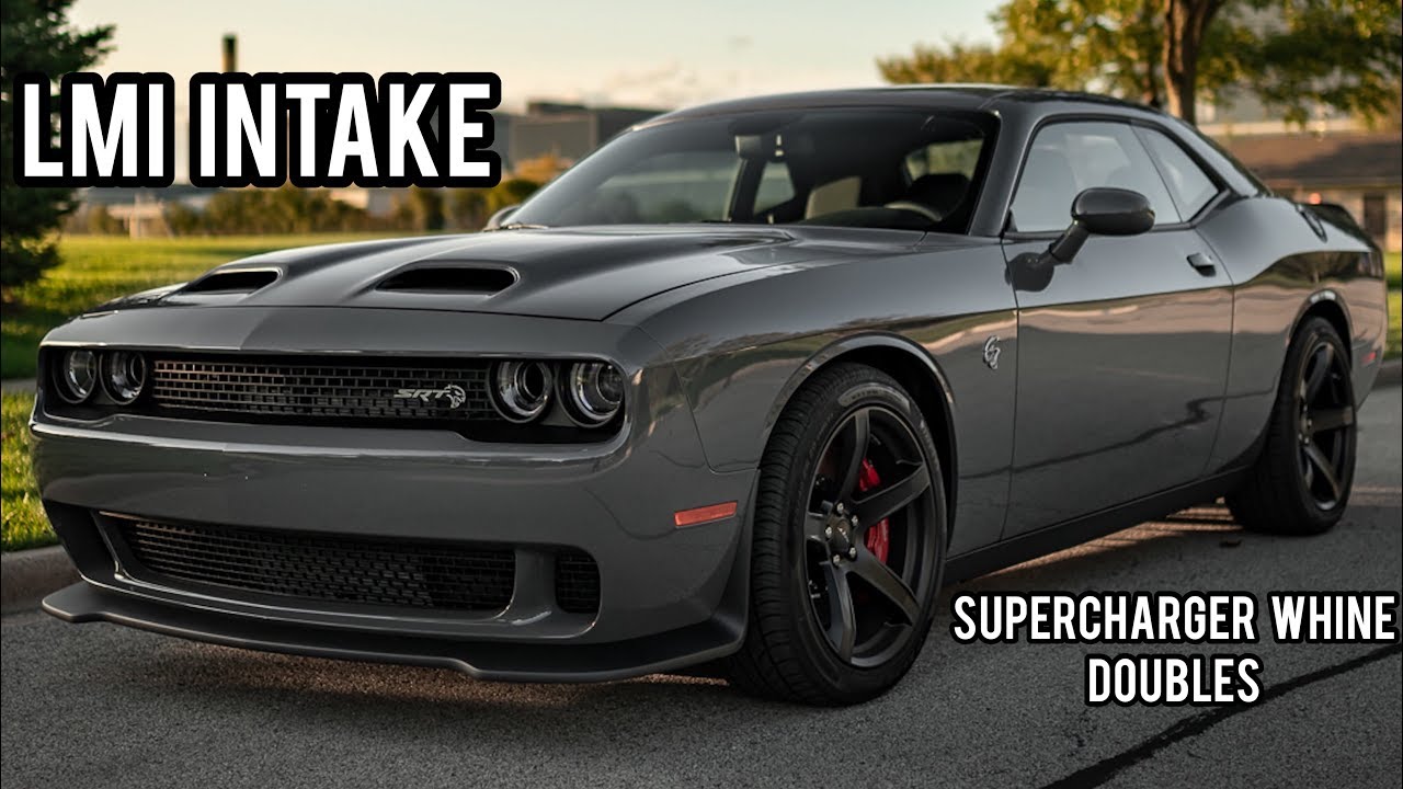 Hellcat Supercharger Whine - Legmaker Intake (LOUDEST) - YouTube