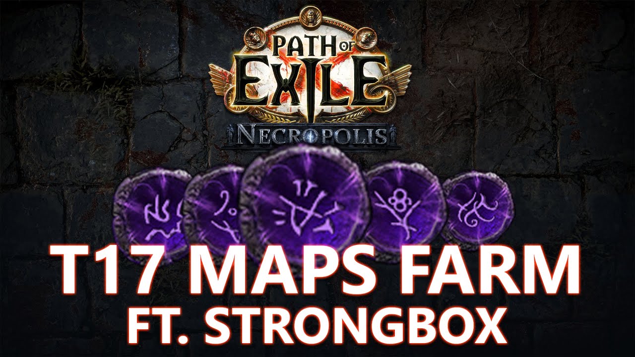 Poe 3.24 Necropolis - 50 Maps test T17 map farm - YouTube