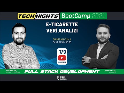 BootCamp | 30 Nisan 2021 | Bölüm 7 | E-TİCARETTE VERİ ANALİZİ