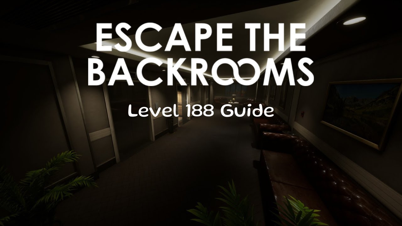 Escape The Backrooms - Level 188 - Guide - YouTube