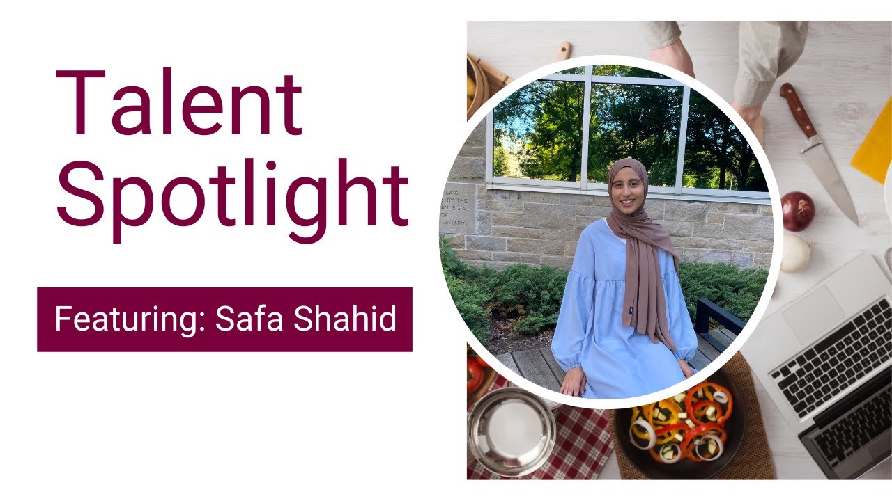McMaster Student Talent Spotlight: Safa Shahid | Student Success ...