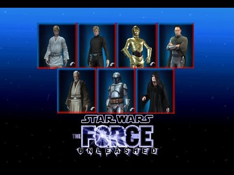 Star Wars: The Force Unleashed (PC) - All Costumes & Skins Gameplay ...