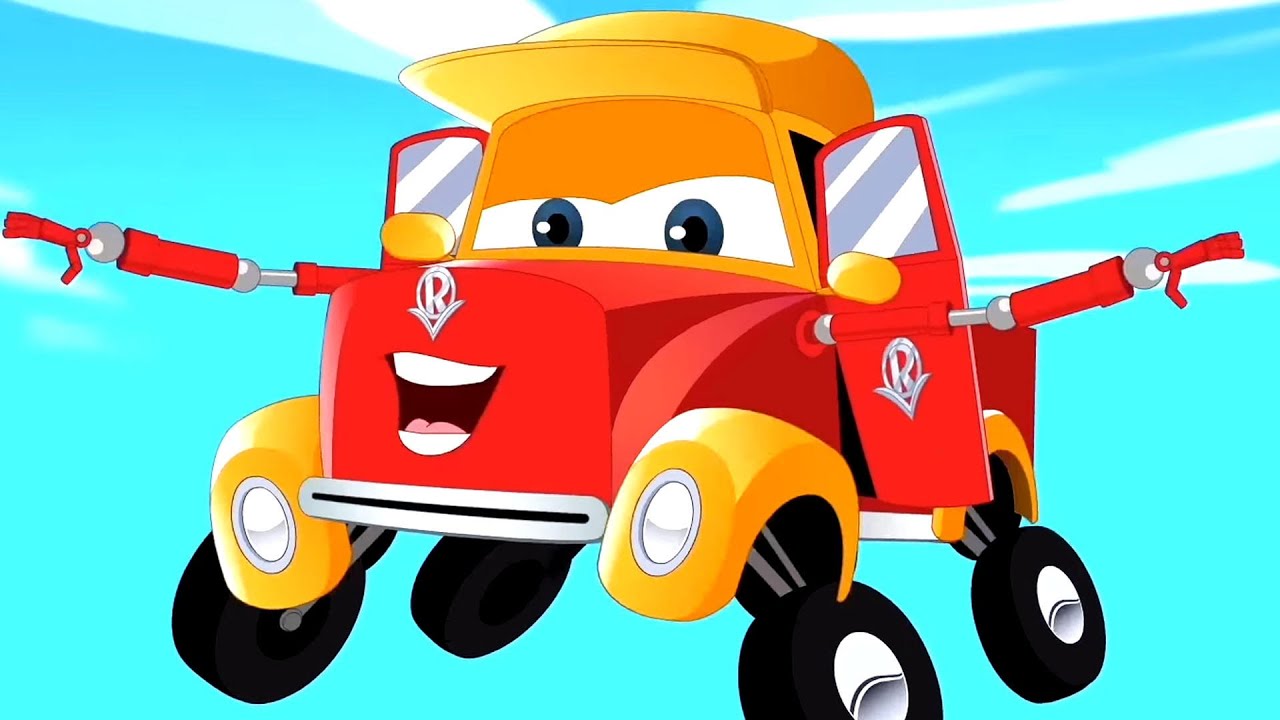 Baby's Day Out Car Cartoon and Vehicles Rhymes for Children - YouTube
