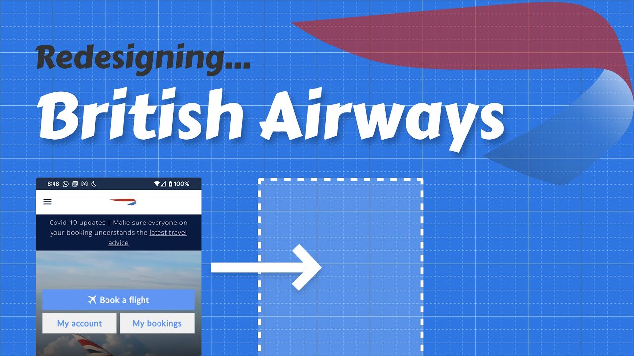 A facelift for the British Airways mobile app - YouTube