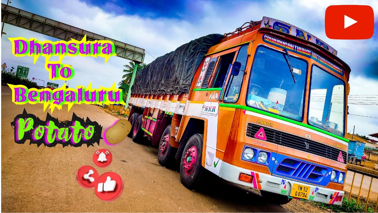 Dhansura to Bengaluru potato🥔 Ride part-2#trending #tamilvloger# ...