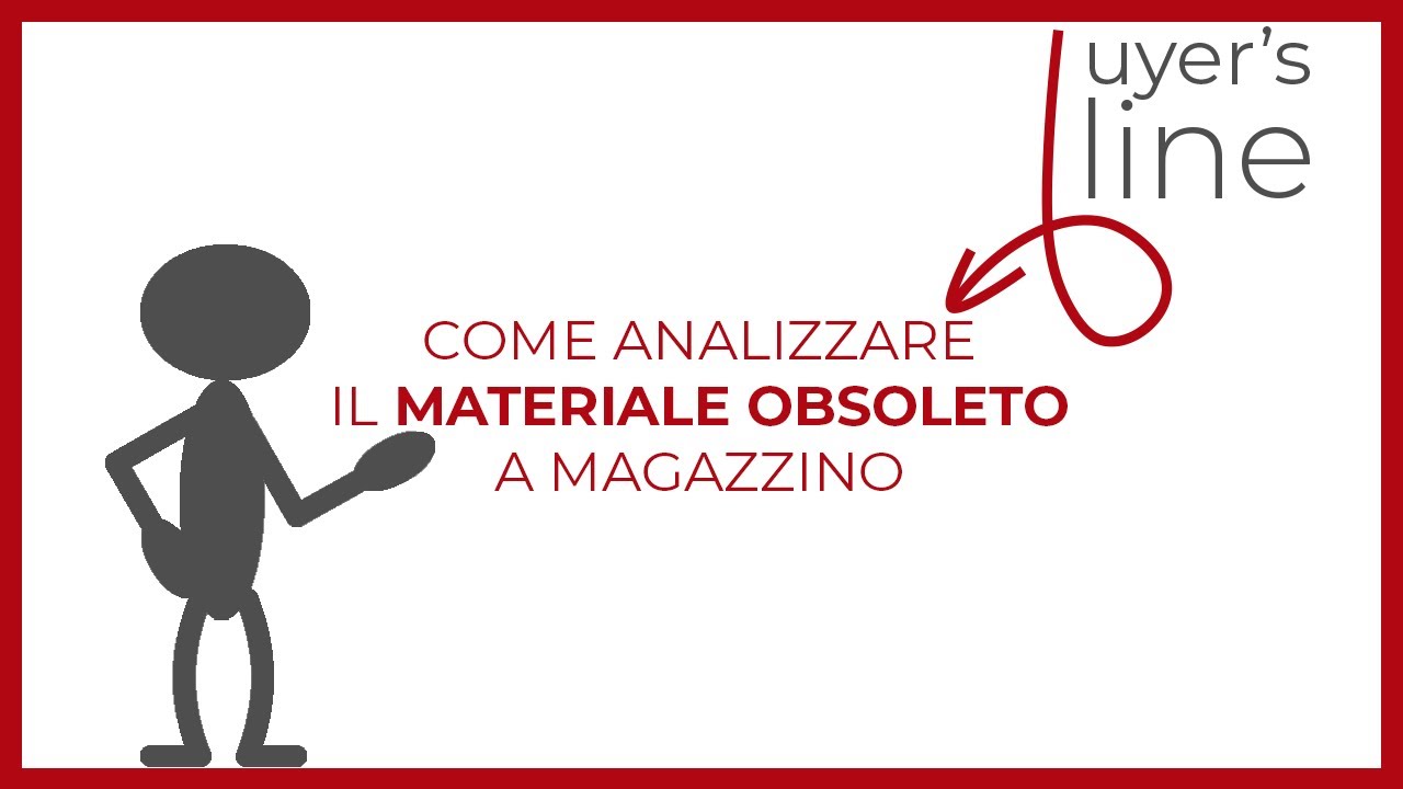 Come fare l'analisi del materiale obsoleto a magazzino - YouTube