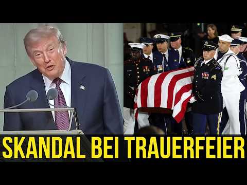 Was Trump bei der Beerdigung sagte, schockiert Amerika!