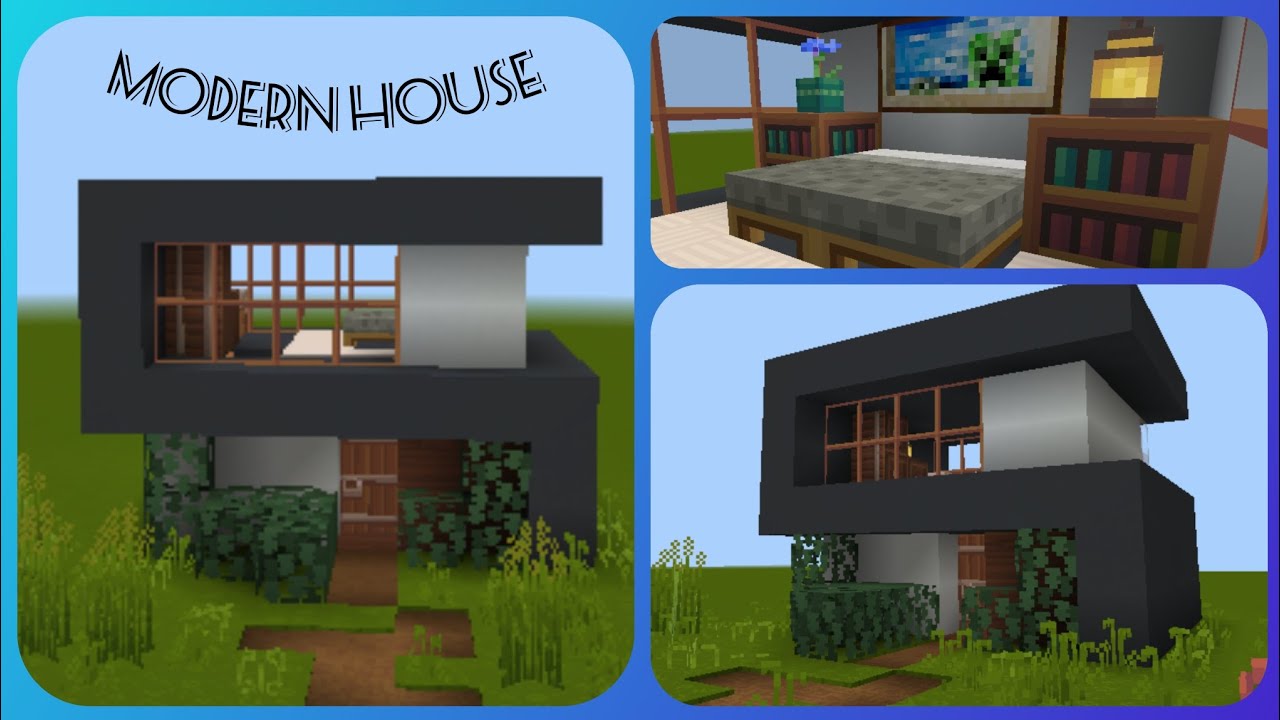 Tutorial modern House - Minecraft - YouTube
