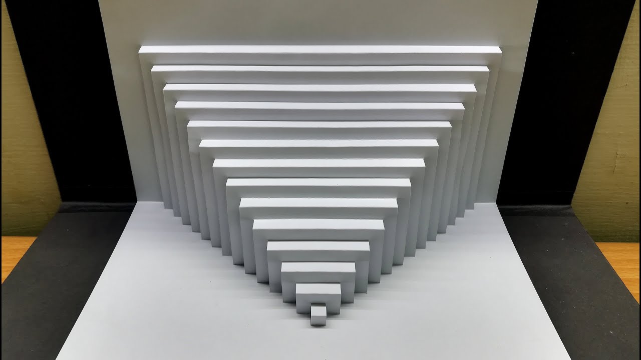 Pop Up Card｜Kirigami Art Tutorial｜Geometry Architecture｜JR Kirigami Art ...