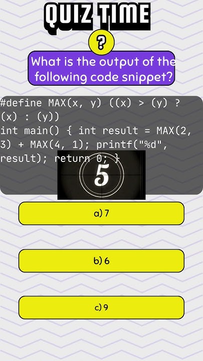 C Interview Question 46 Mcq Clanguage Codechallenge Programminglanguage Coding