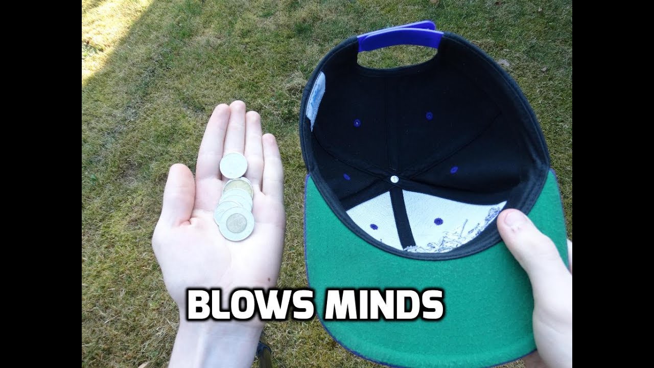 how to do magic coin trick with a hat! magic coin tricks revealed! how ...