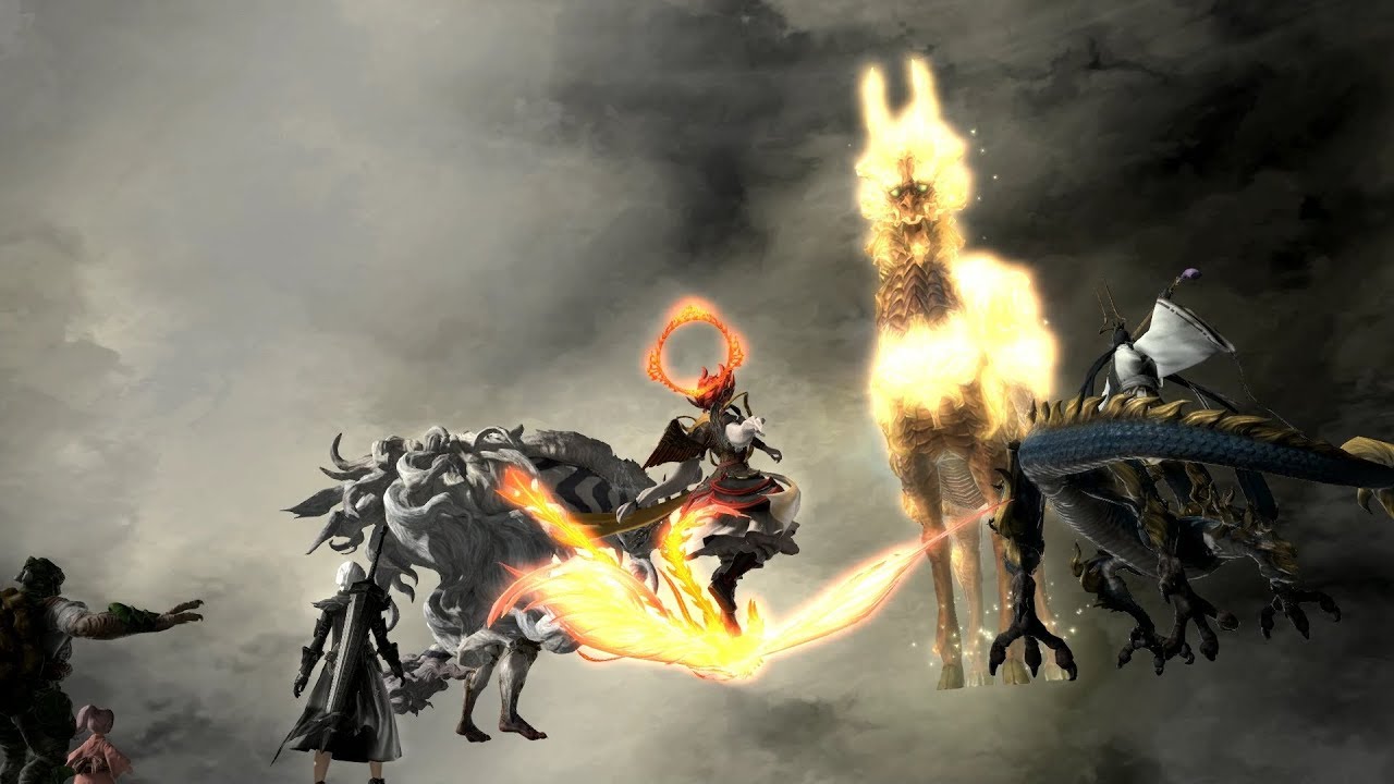 The Four Lords Questline Ending - Sealing the Fifth Lord: Koryu | FFXIV ...