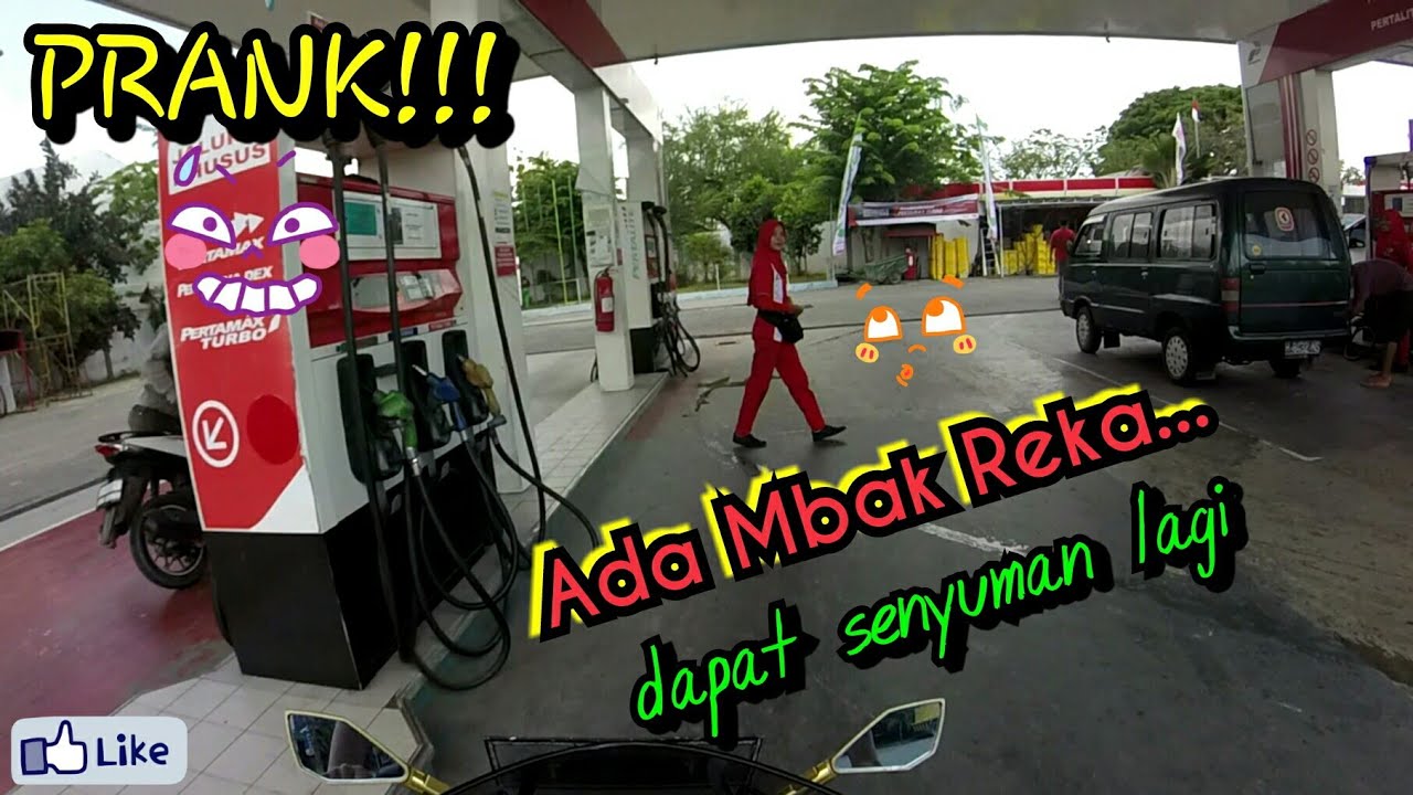 PRANK SPBU!!! Akhirnya Ketemu Mbak Reka || Petugasnya Buang Muka ...