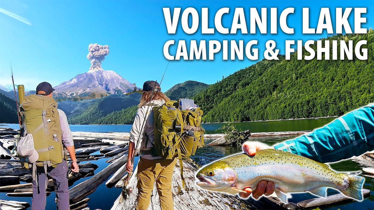 Fishing, Foraging & Camping under an ACTIVE VOLCANO w/ @AddictedFishing ...