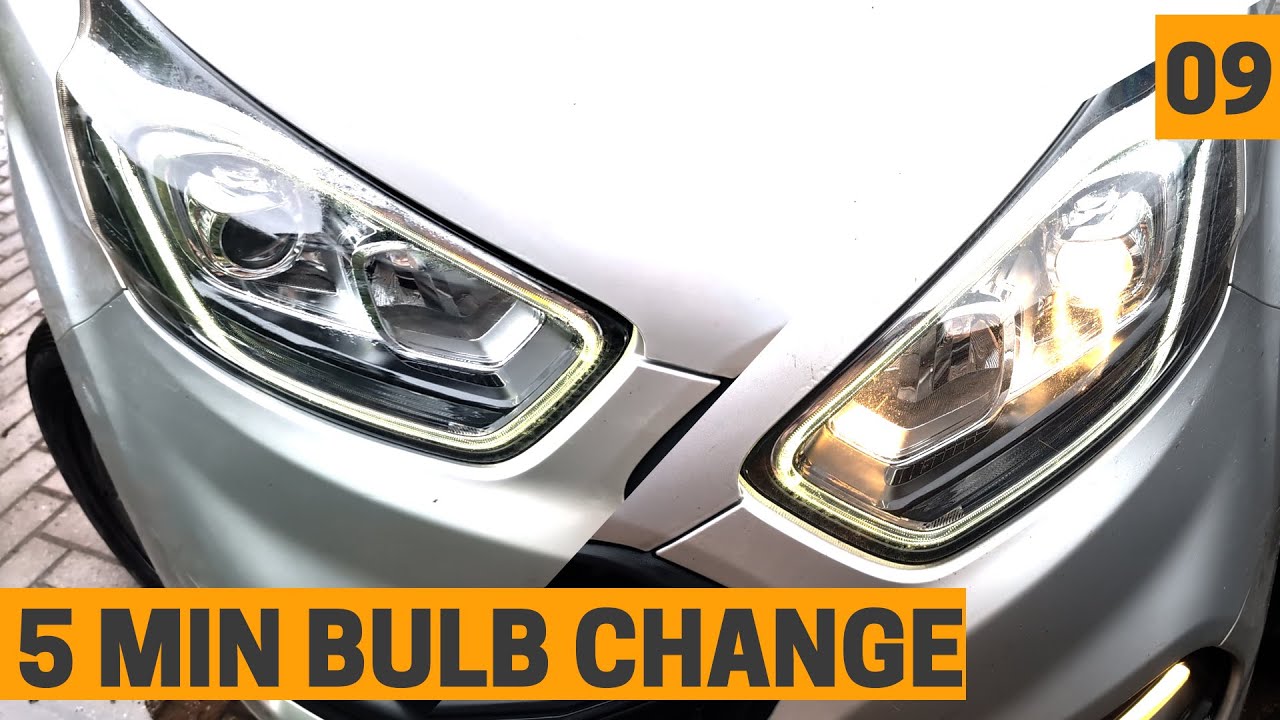 Transit Custom Headlight Bulb Swap In Under 5 Minutes - YouTube