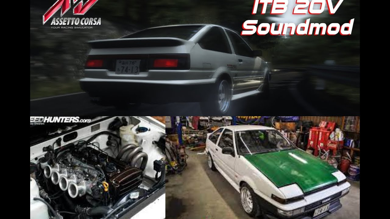 Assetto corsa ae86 7age ITB sound mod Gunsai Touge. 3'17'165 Time - YouTube