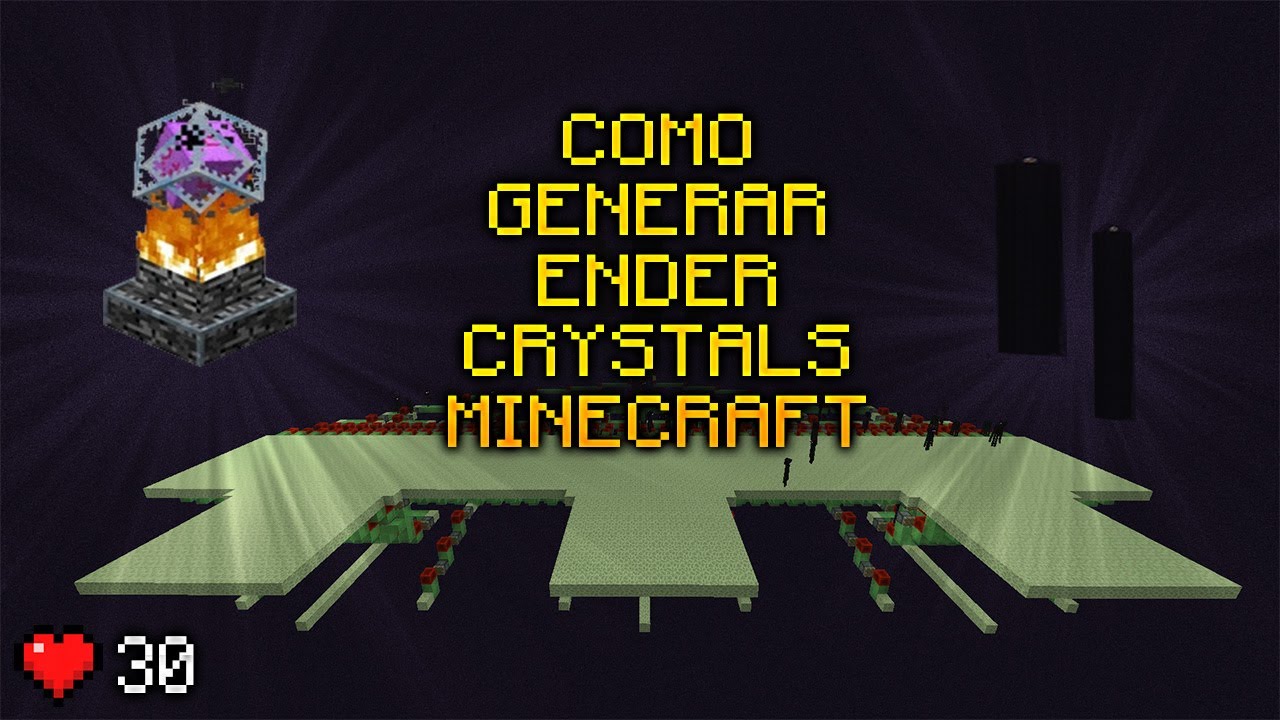 Así puedes GENERAR ENDER CRYSTALS en MINECRAFT | Survival 1.8.8 ...