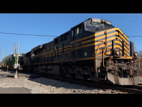 Good Ole Nickel Plate Road! NS 245 with NS 8100 Leading! Eutaw, AL 2-5-2023 *Read Desc* - YouTube