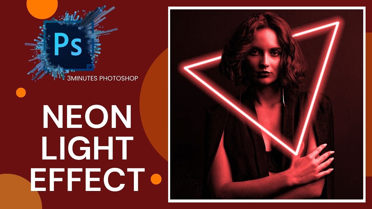How to create a neon light effect in #photoshop - YouTube