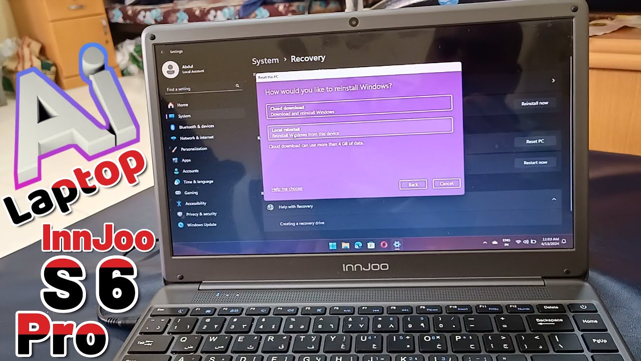 AI Laptop With 14.1-Inch Display,Core i5-1030G7 Processor/8GB RAM/256GB ...